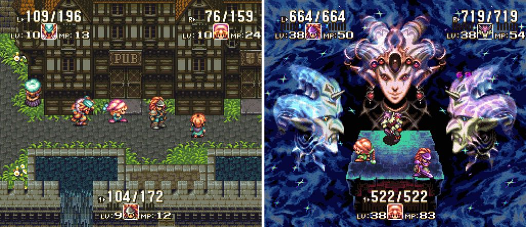 Seiken Densetsu 3 (SNES), um dos pontos altos da série de RPGs Mana ...