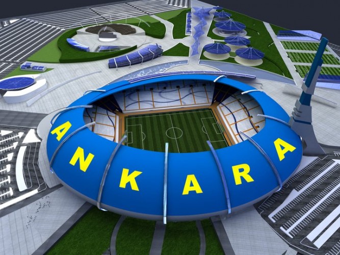The round ball in Ankara: Ankara given go ahead for new stadium