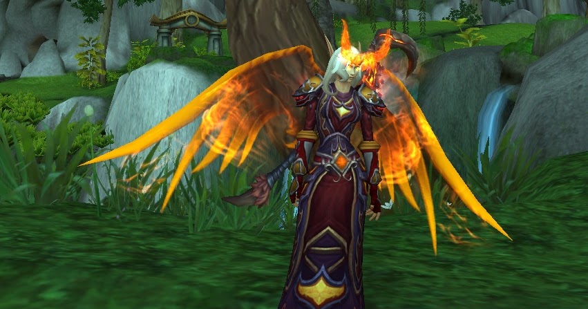 Red Fire Hawk Priest Transmog