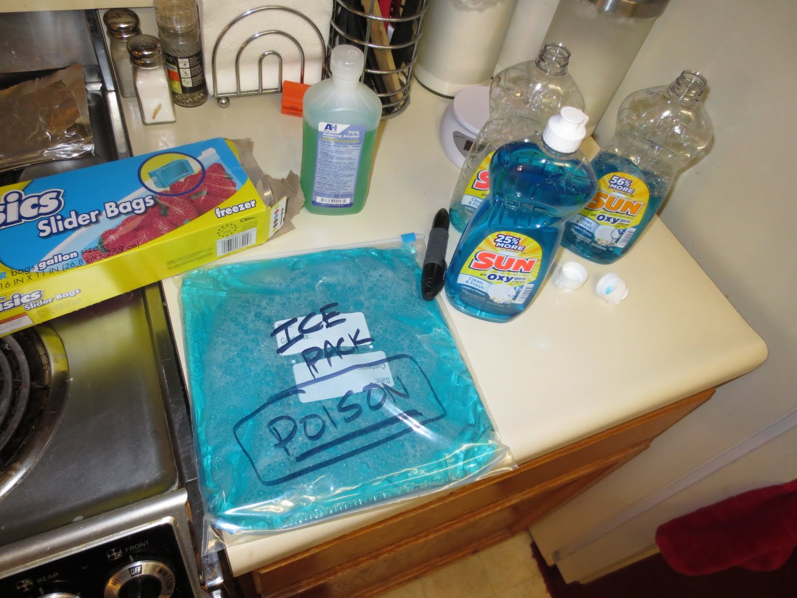 wasatch and beyond: Flexible, Homemade Ice Packs