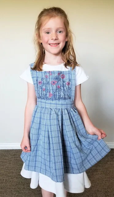 Free Girls Pinafore Pattern Tutorial | Sew Simple Home