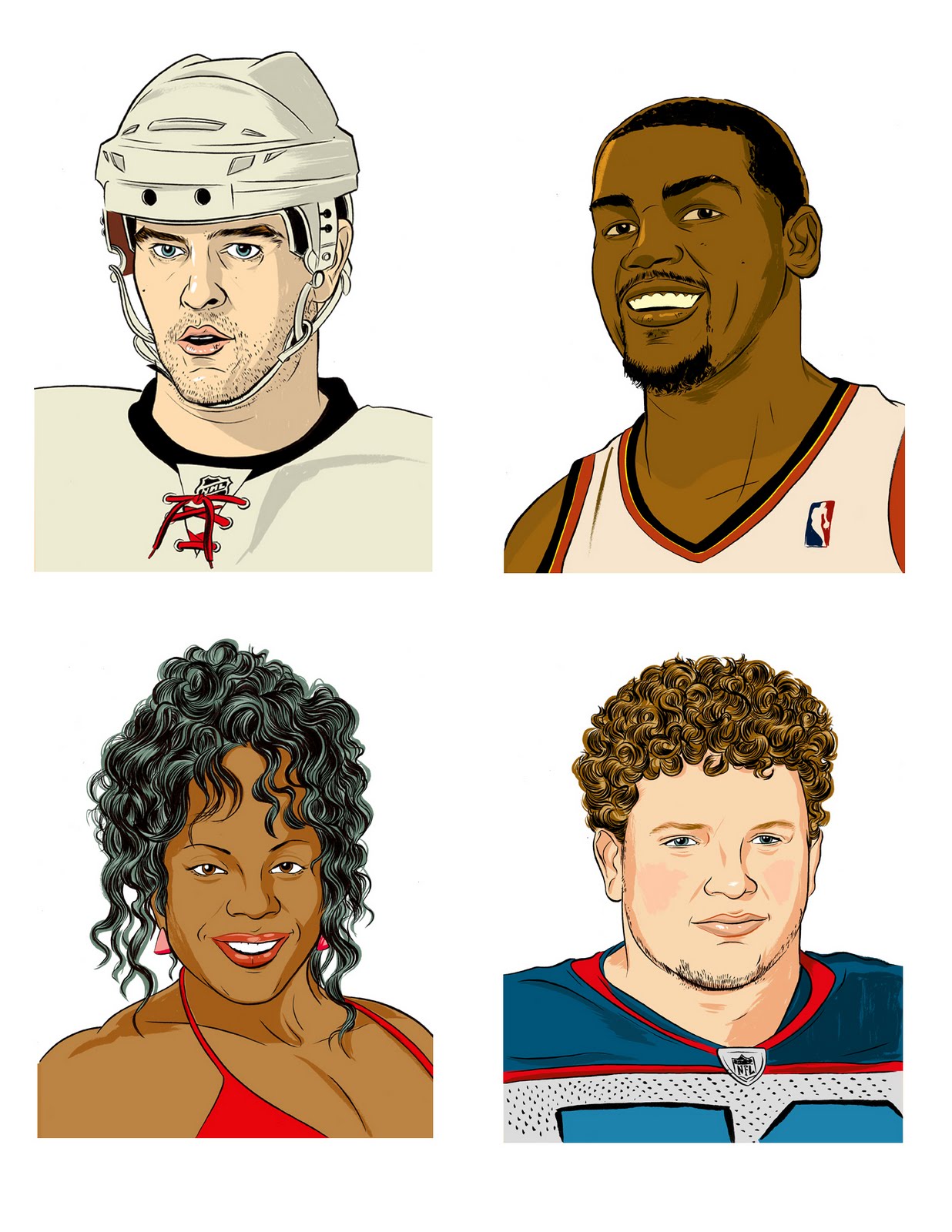 Alex Fine Illustration: ESPN Magazine