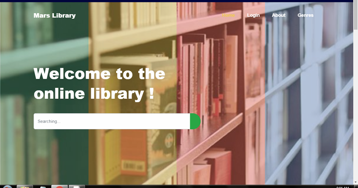 Sistem Informasi E-Library Responsive