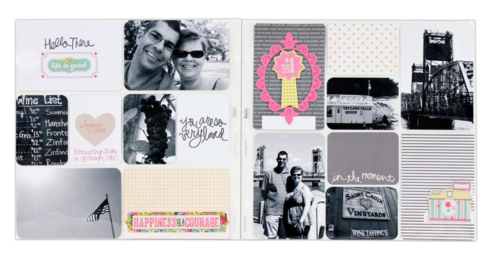 Crafts Direct Blog: Layout Samples: Project Life.
