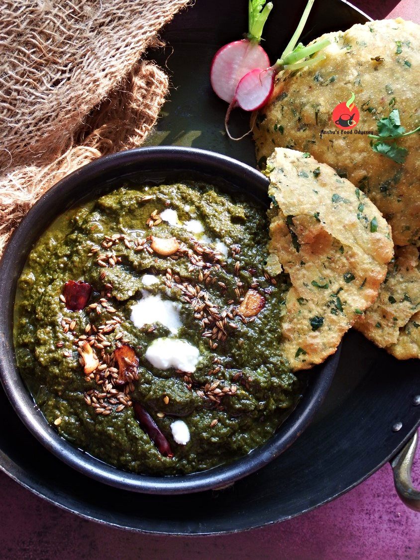 Punjabi Sarson ka Saag | Indian Mustard Greens Curry