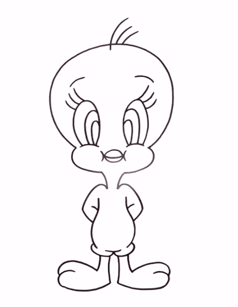 Tweety Bird Drawing