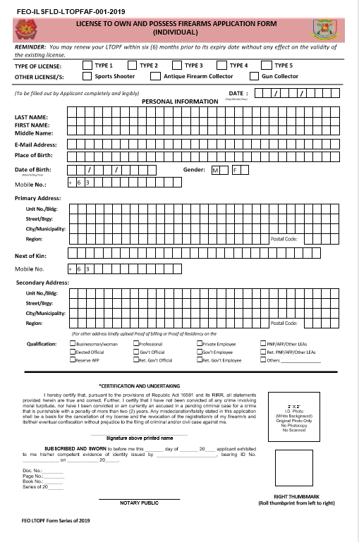 Downloadable Forms