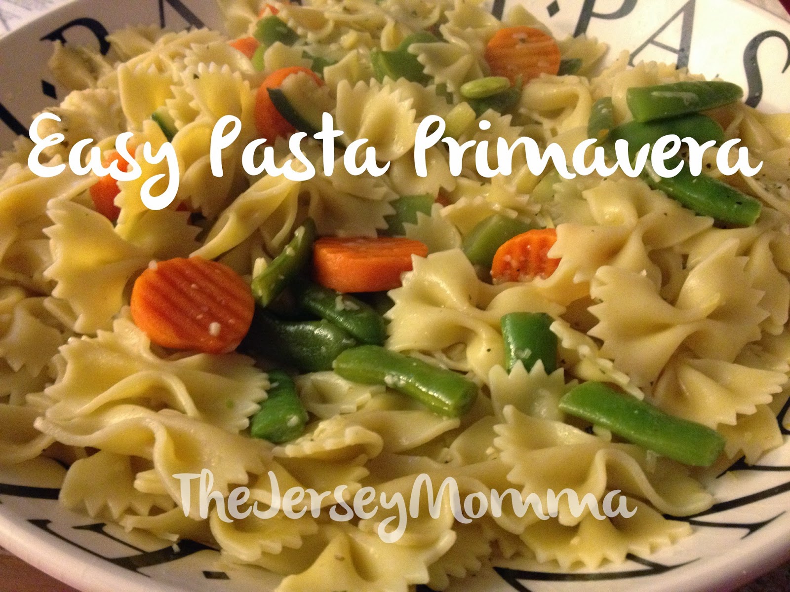 Easy Pasta Primavera Recipe | The Jersey Momma