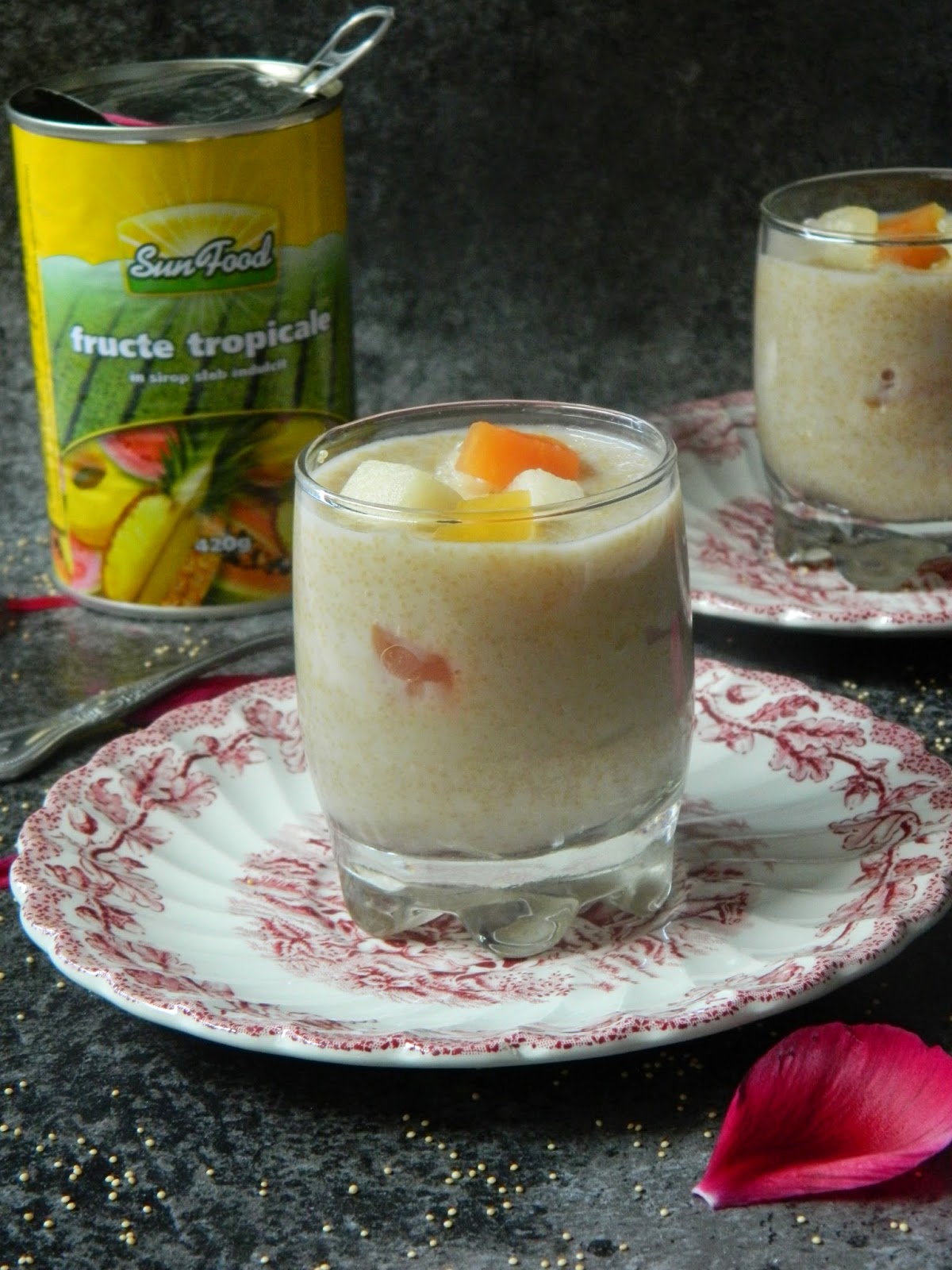 Weekend Passion: Budinca de amaranth cu lapte de cocos si compot de ...
