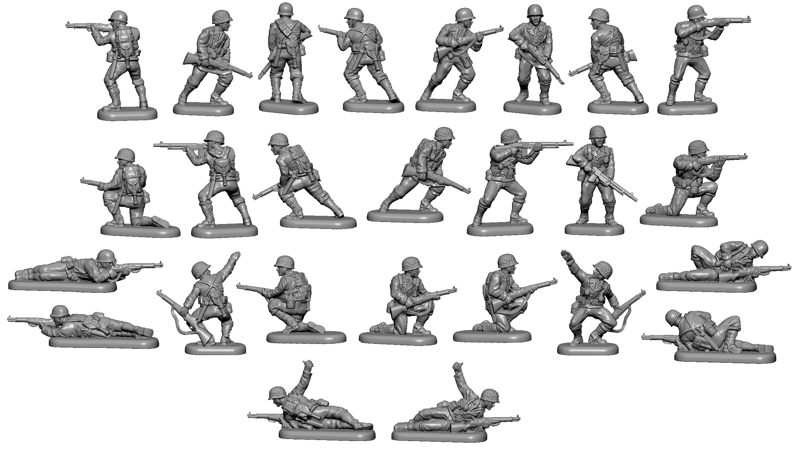 Wargame News and Terrain: Victrix: New Plastic 12mm US Infantry Released