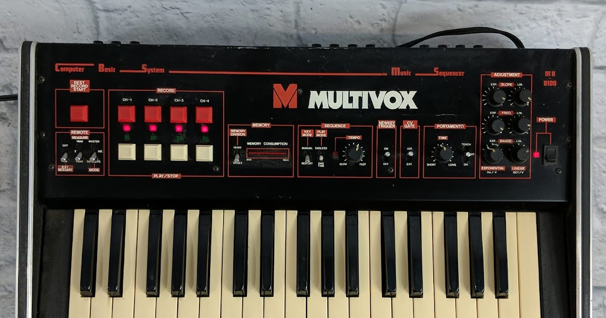 MATRIXSYNTH: Multivox Computer Basic System Music Sequencer MX-8100 SN ...