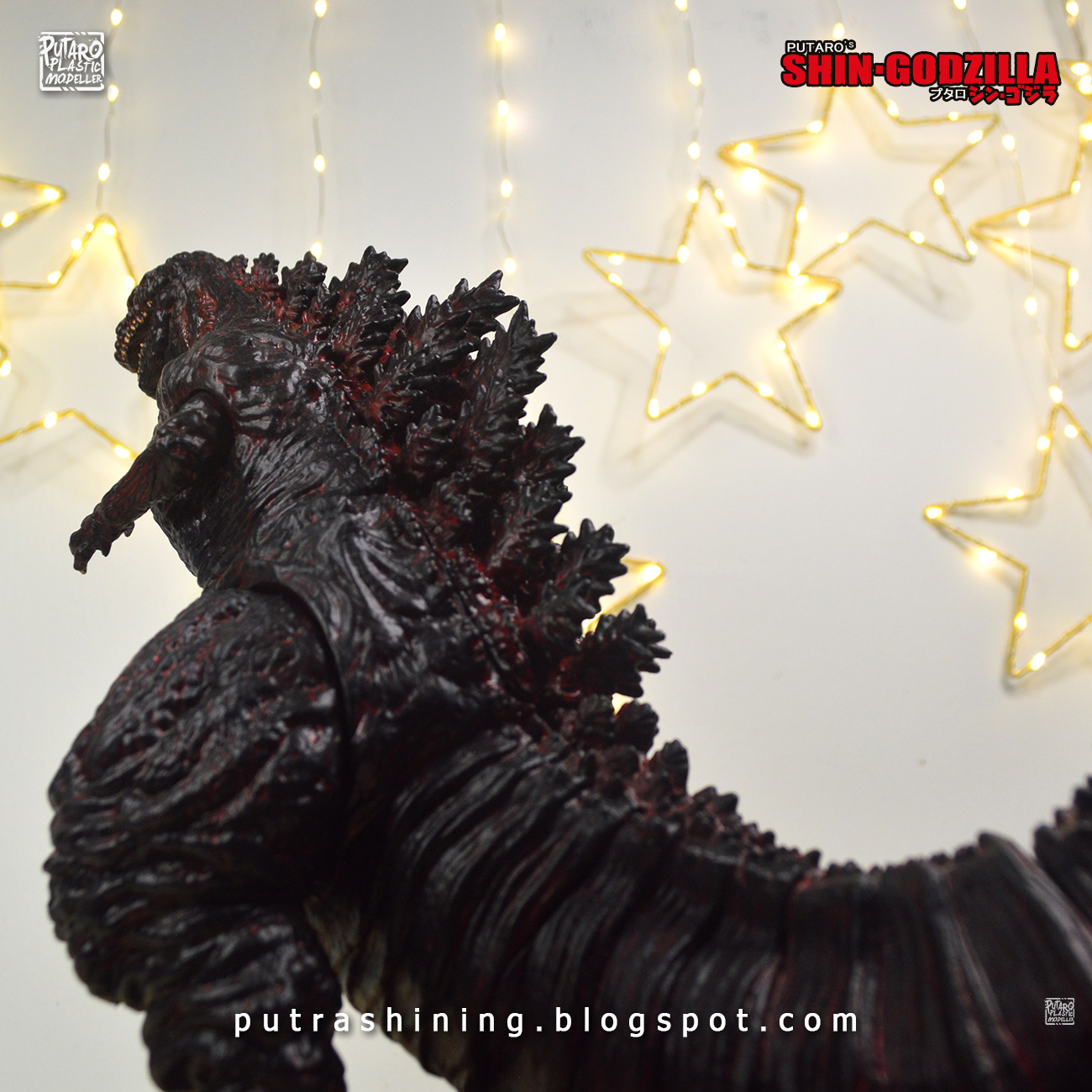 Hand Painted Shin Godzilla by Putra Shining