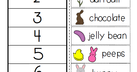 Finally in First: Easter ABC Order Freebie