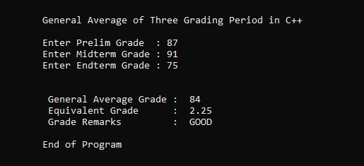 Free Programming Source Codes And Computer Programming Tutorials General Average Of Three