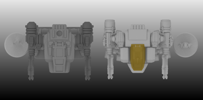 28mm Viper Suit, Part 5: Main Hull Rework Begun