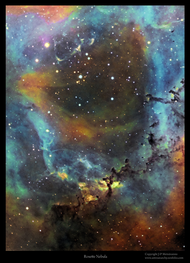 Astro Anarchy: Caldwell 49, the "Rosette Nebula", reprocessed