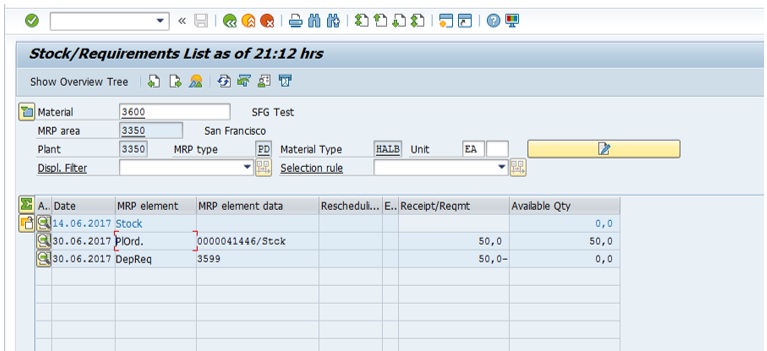 Production Planning in a cross plant set-up | SAP Online Guides