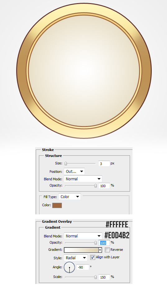 Tutoriais-PSD: Criar um ícone Compass elegante / Vintage no Photoshop