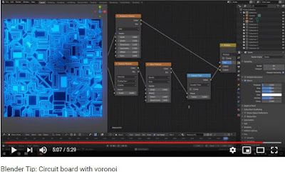 Blender procedurally generated circuit board… – FOSSdome