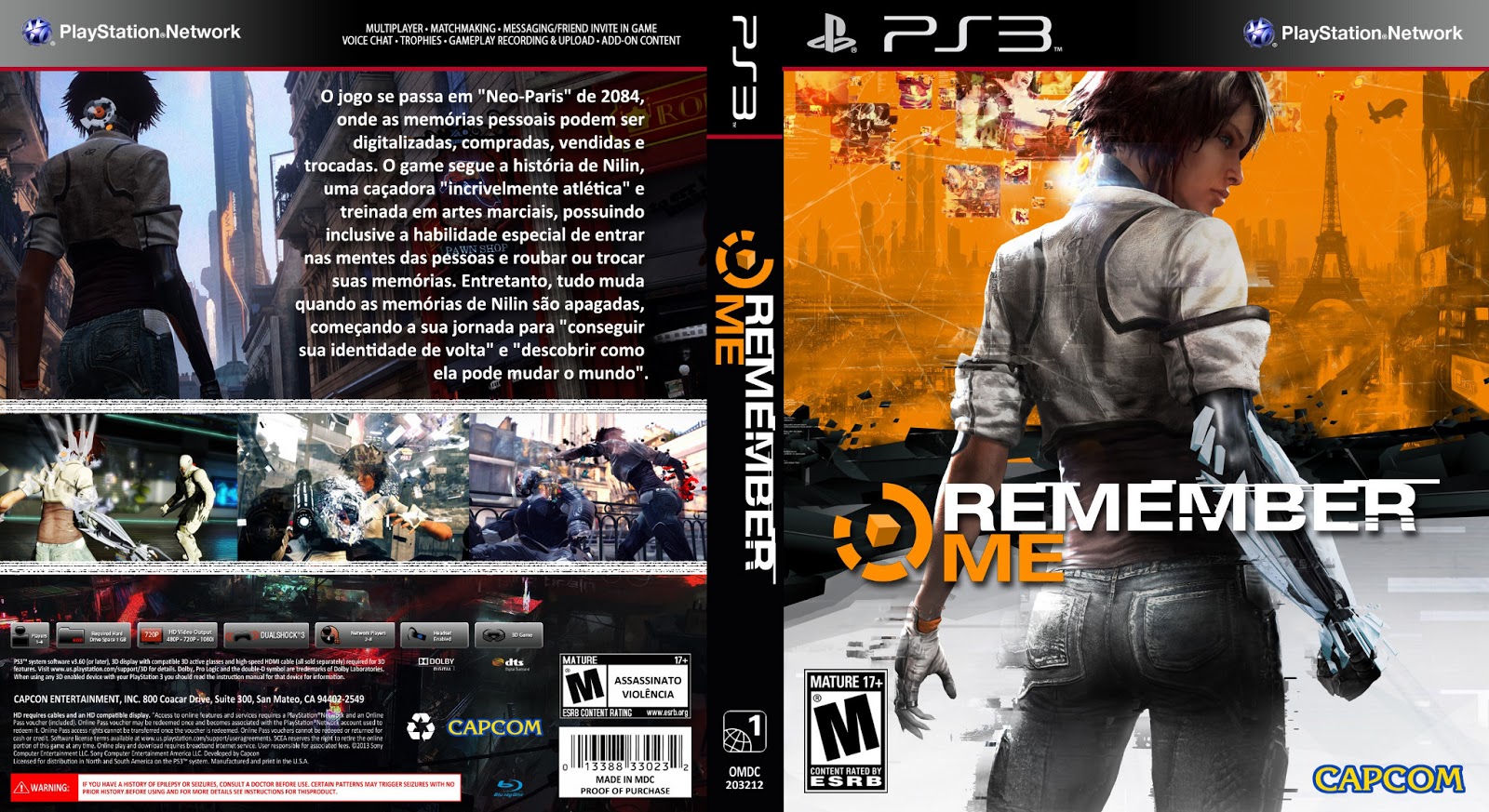 Galeria Das Capas: Remember Me