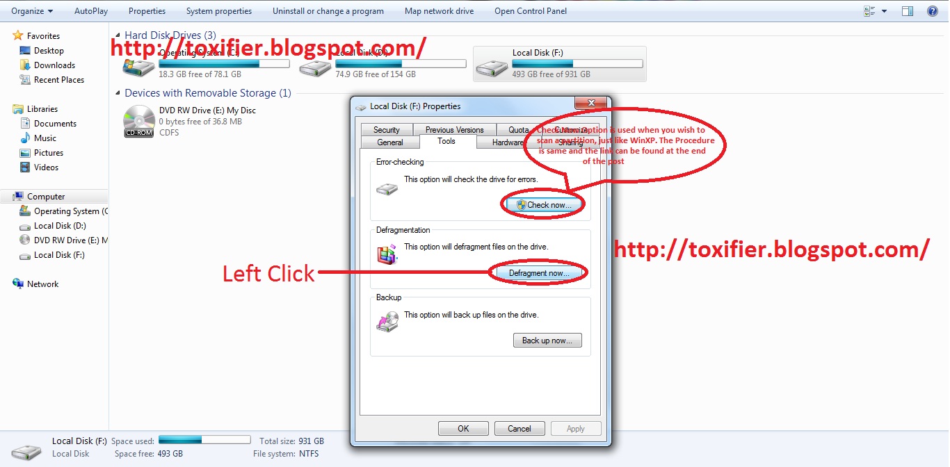 Blog de Toxifier: Disk Defragment in Windows 7 - Tech Tuesday