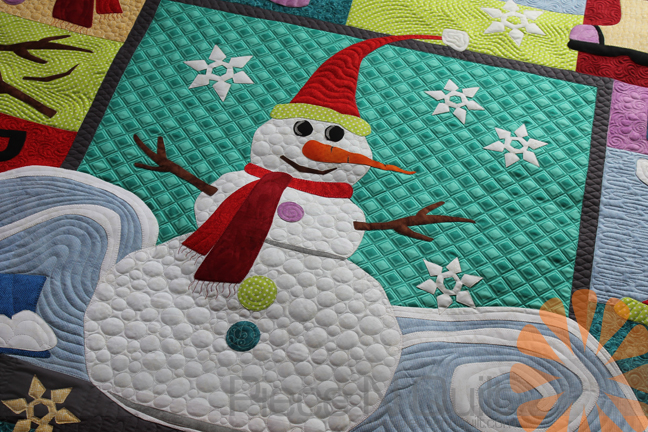 Happy Snowman Quilt Pattern