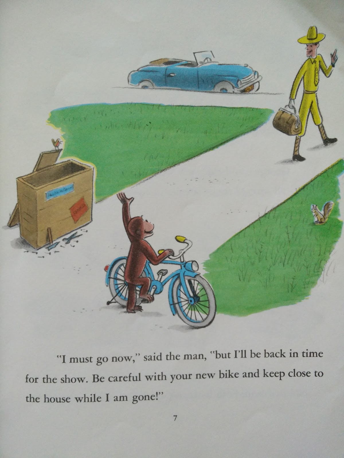 The Big Grumpy Couch: Curious George Rides a Bike