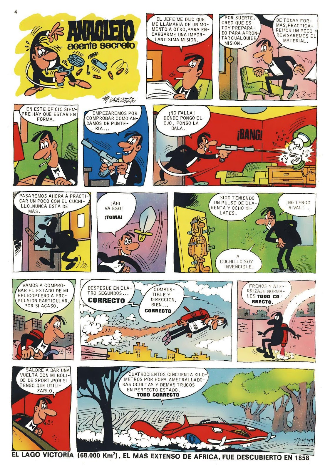 Galicia Comic: Colección OLÉ! 12 - Anacleto, ,Agente secreto