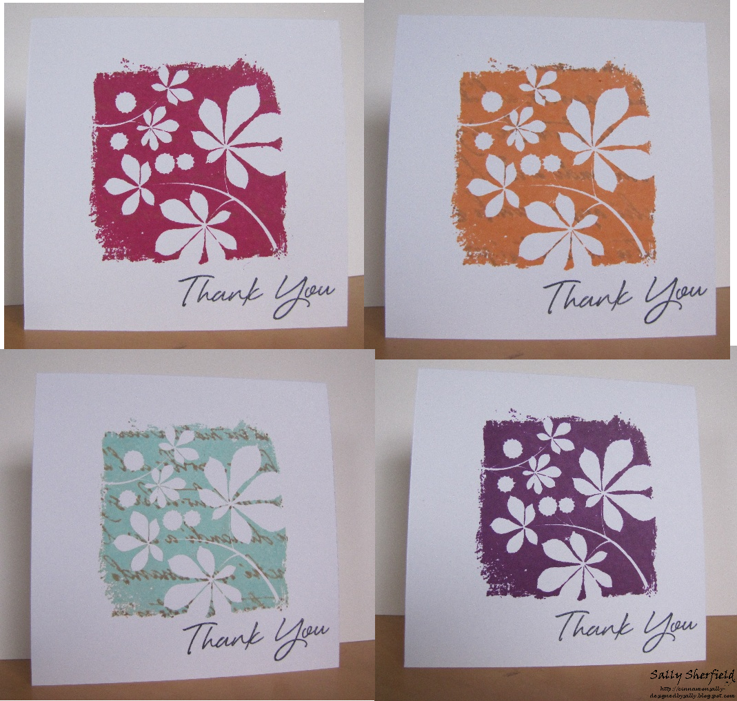 Cinnamon Sally Designs: A Quick One Layer Card Set!!