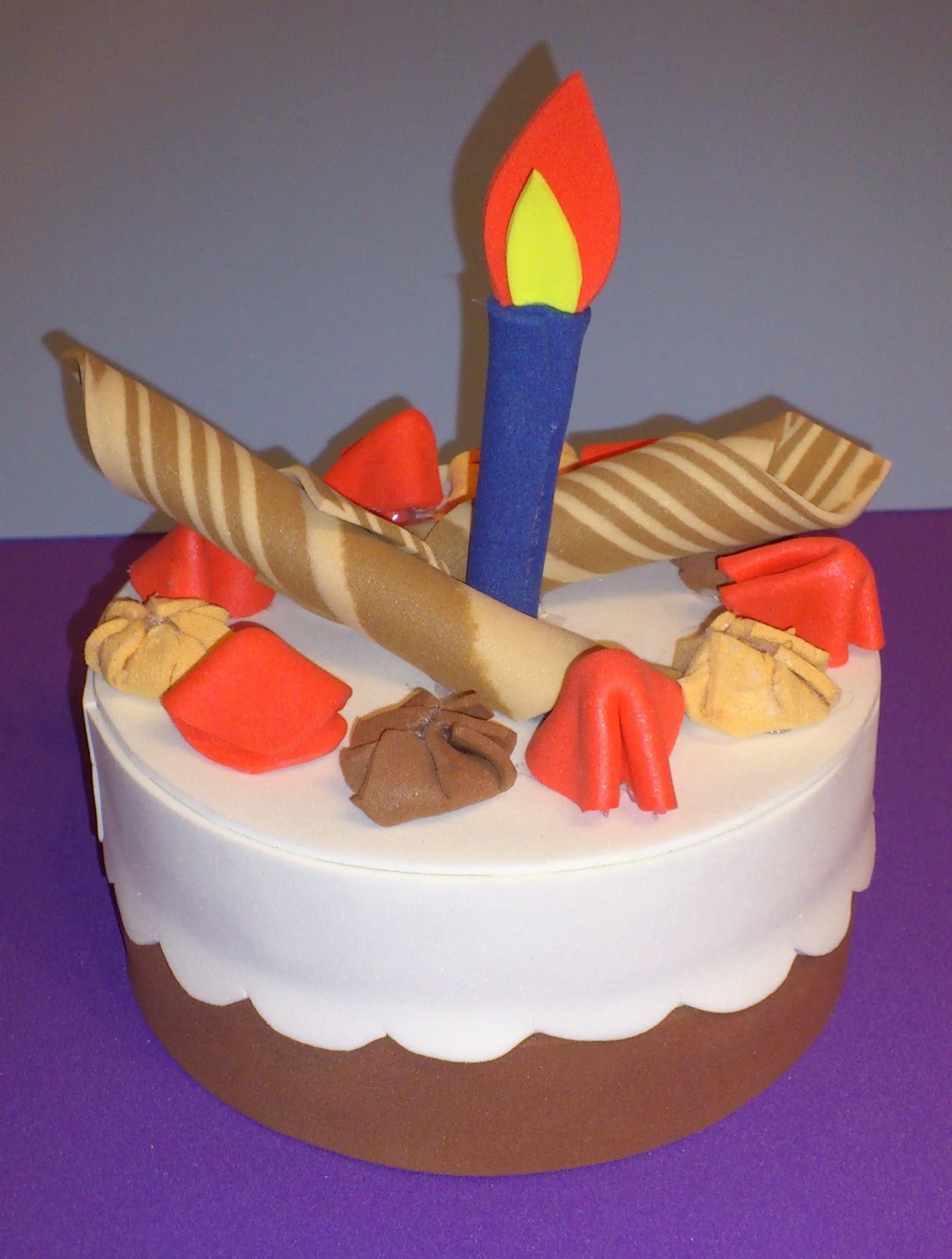 Pasteles de foamy - Imagui