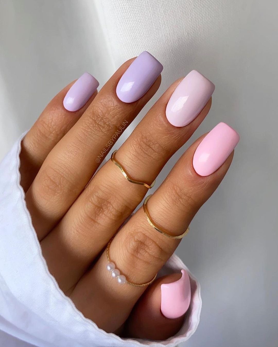 Short colorful summer nail design ideas. / MÉLÒDÝ JACÒB