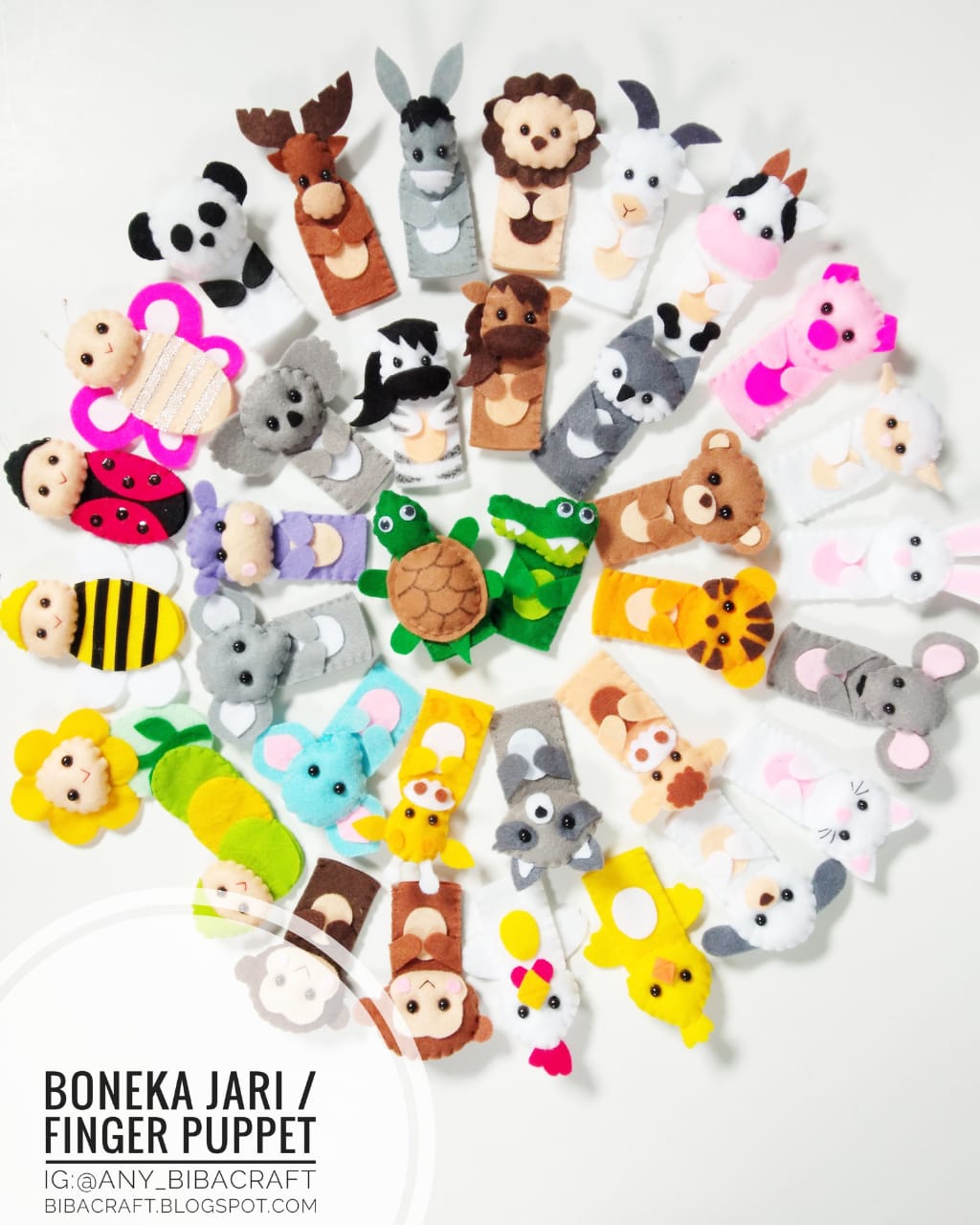 Biba Craft Collection: Finger Puppets/Boneka Jari