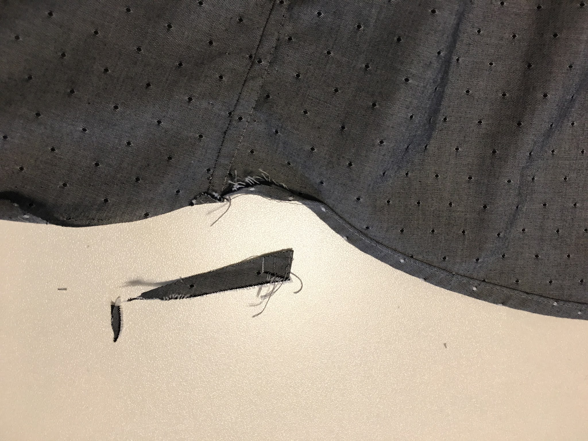 sewcreatelive: Men's Dress Shirt--How to Taper Sides