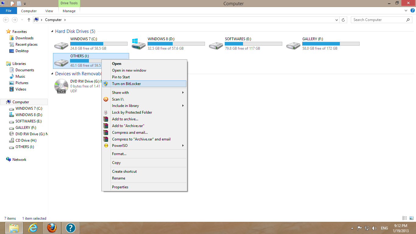 An Exciting Stuff Password Protect Your Drive Using Bitlocker Drive
