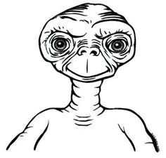 Et The Extra Terrestrial Coloring Pages Coloring Pages