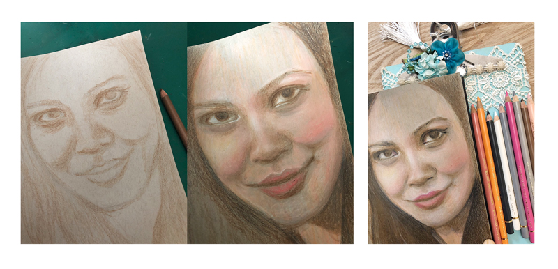 Do More With Less: Self-portraits from the sketchbook