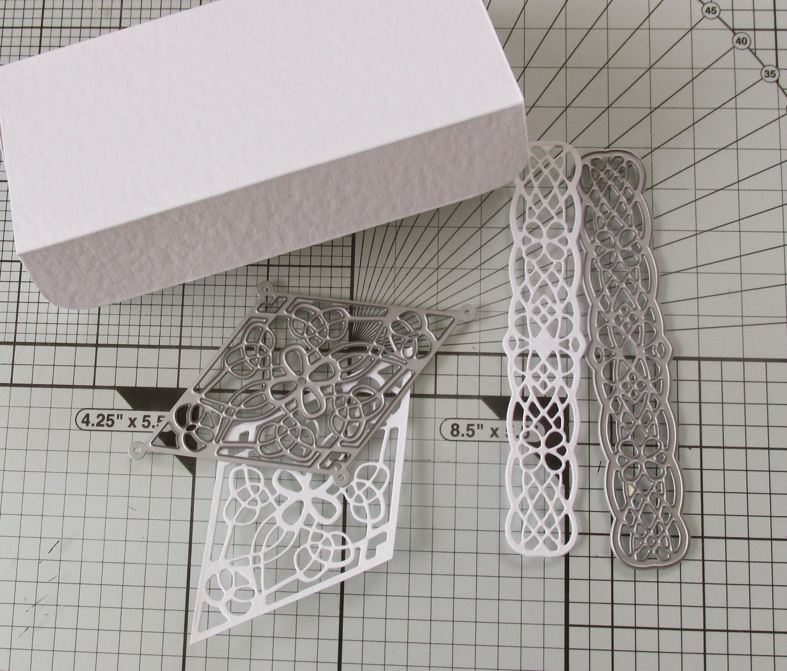 A Passion For Cards: Trinket box template and instructions