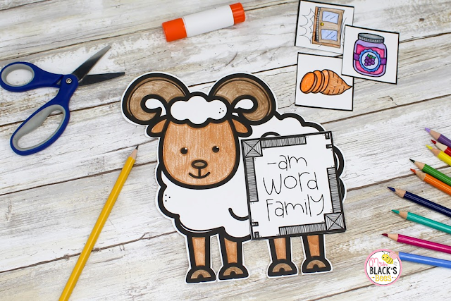 Word Family Crafts and Activities | Mrs. Black's Bees