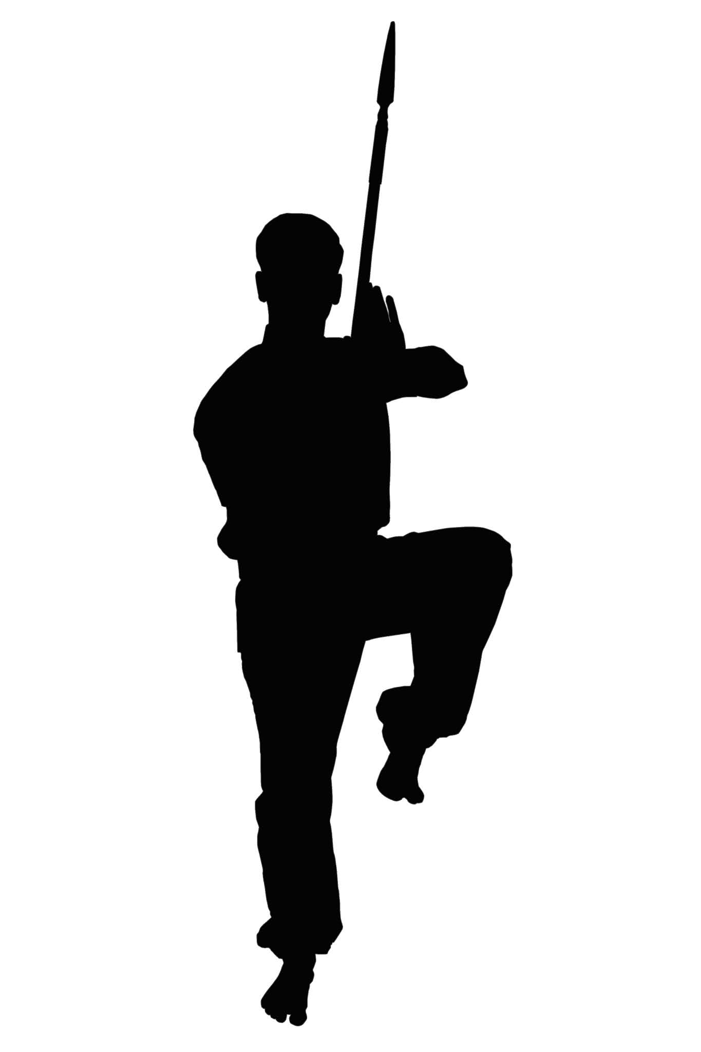 Panchabootha International Martial Arts Academy: Silambam Clipart , vector