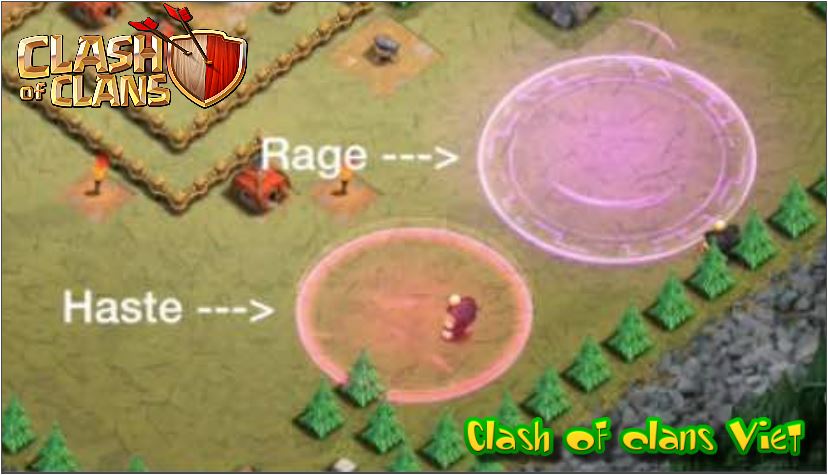 Thần chú tăng tốc | Haste Spell COC updated 2019 | Clash of Clans Việt