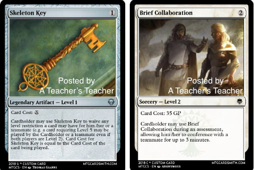 A Teacher's Teacher: Classcraft Cards to Enhance Gamification