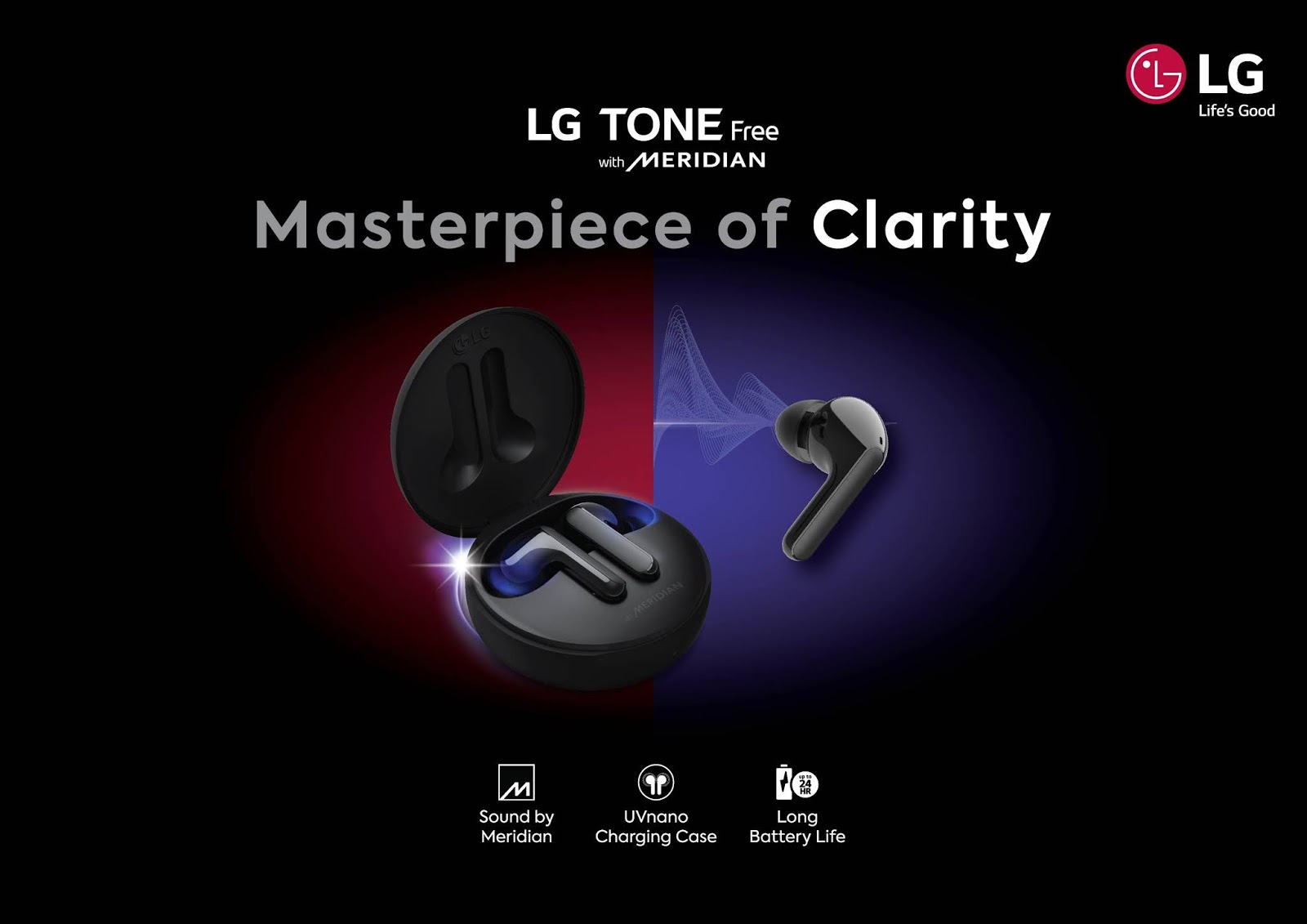 New Wireless Earbuds, LG TONE Free Can Self-Clean For Extreme Hygiene ...