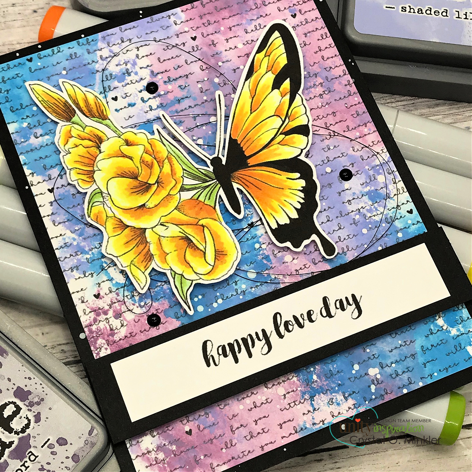 Crystal O. Minkler: Distress Oxide Ink Smooshing ~ Love Story ...