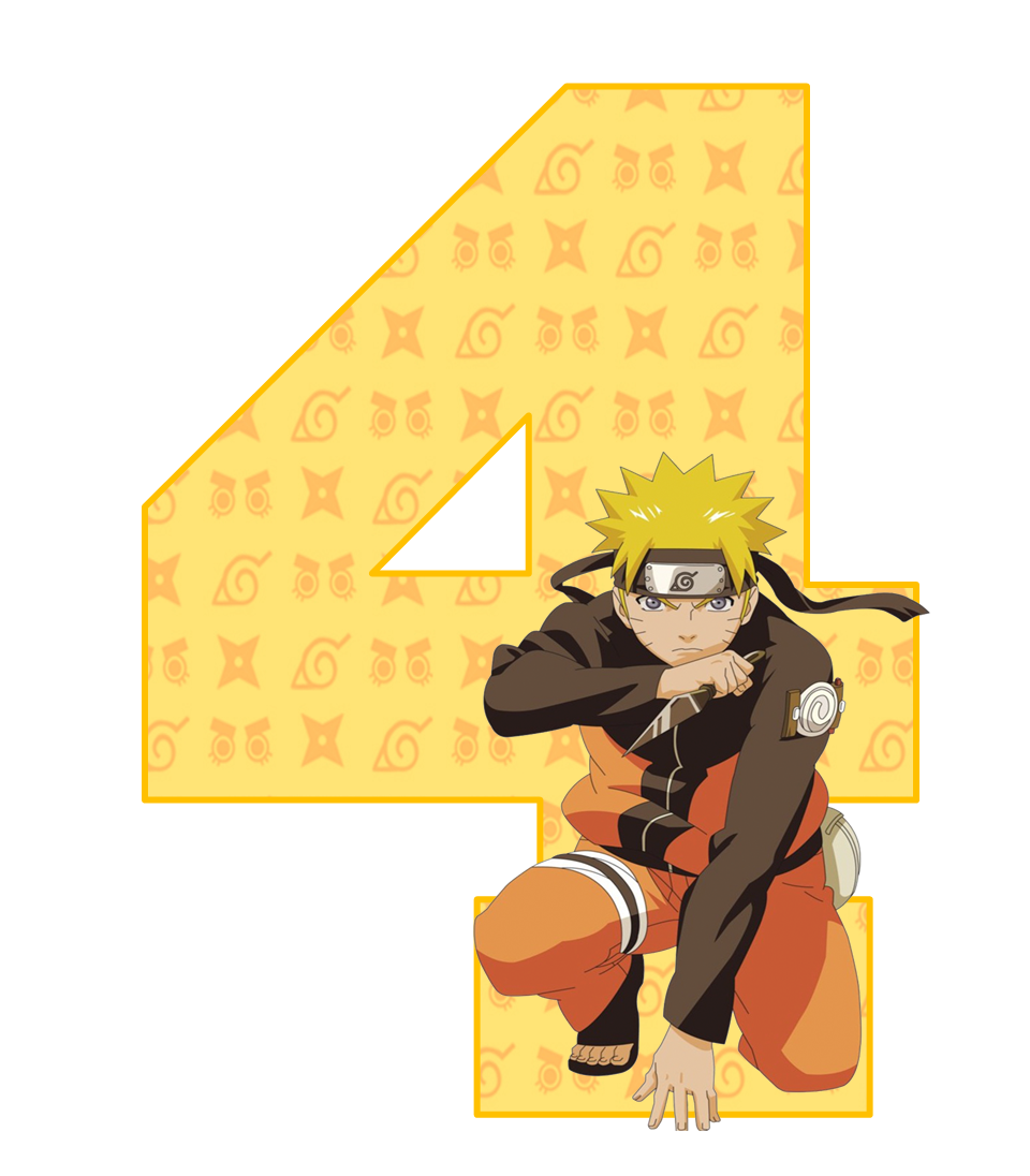 Kits imprimibles gratis : Números Naruto
