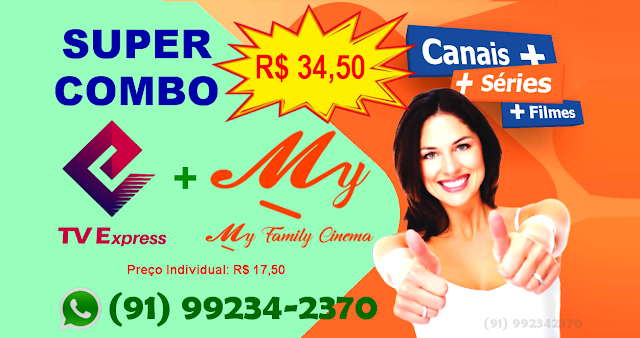 TV EXPRESS - R$ 17,50 por Mês | Todos Canais Liberados