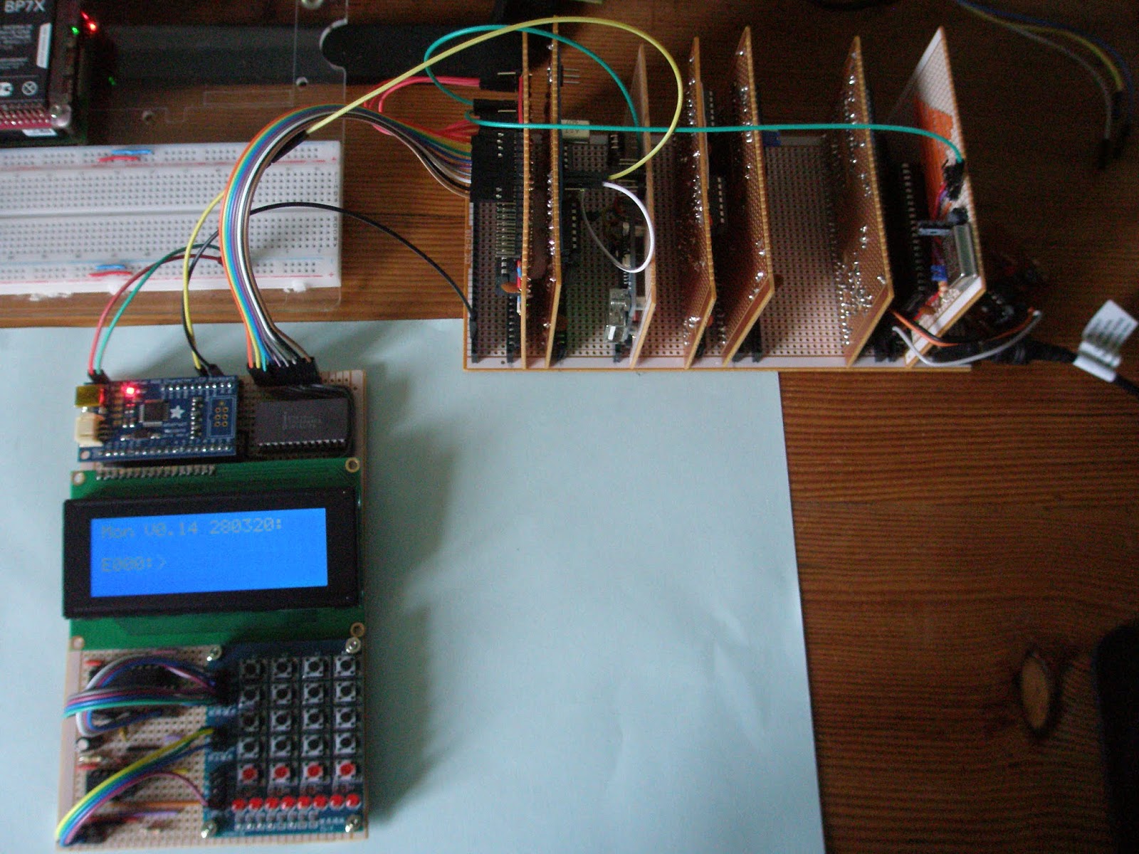 ElectronicAdventures: 6502 Project - Hex Keypad & LCD Display