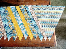 Hugs For Your Head: How to make a paper pennant banner