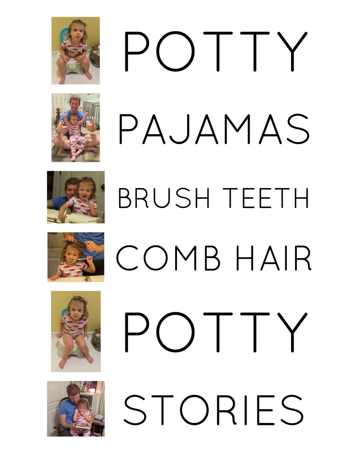 Bedtime Routine Chart Foster House bedtime-routine-chart-foster-house