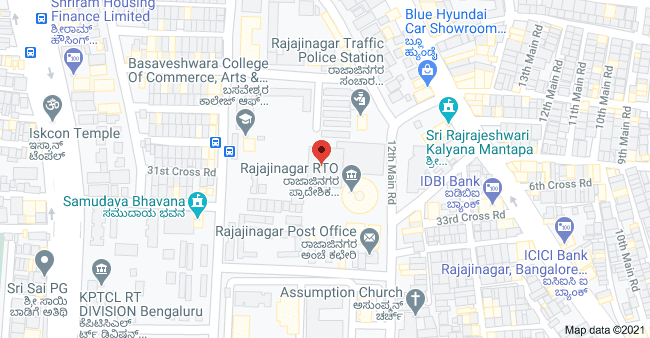 RTO Offices in Bangalore - RTO Karnataka