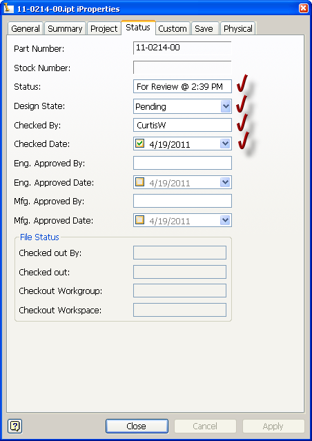 From The Trenches With Autodesk Inventor Using Inventor Ilogic To Create E Mail Notifications 0741